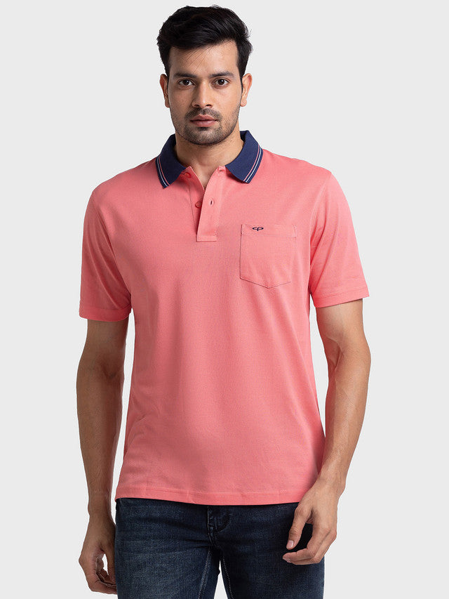 Colorplus Red Solid Classic Fit Cotton T-Shirt – MyRaymond