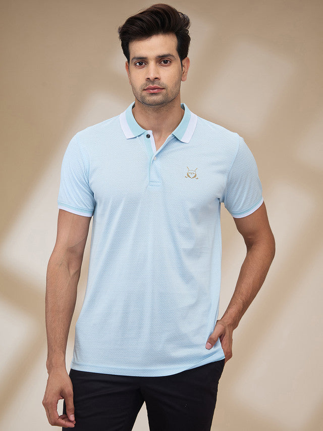 Colorplus Men Blue Printed Regular Fit Cotton T-Shirt – MyRaymond