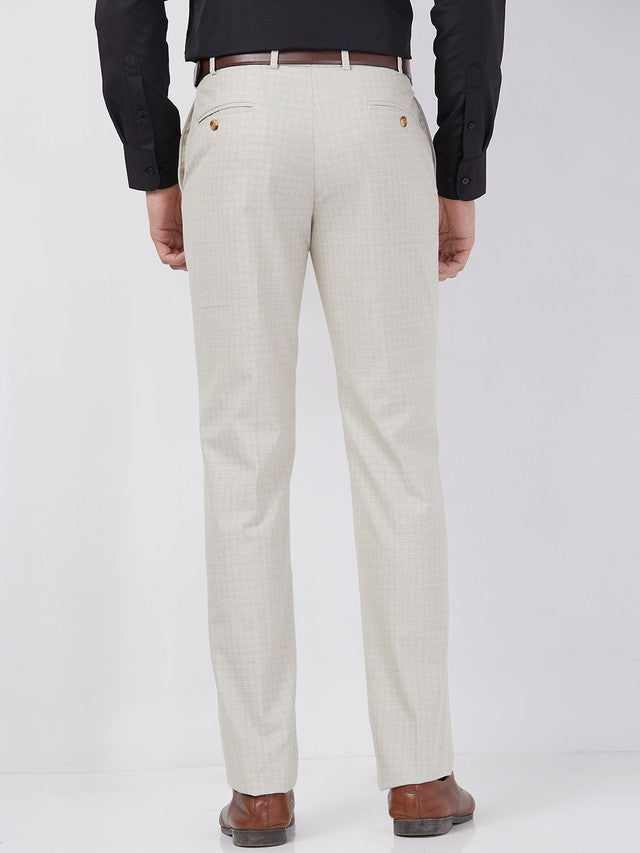 Park Avenue Men Brown Regular Fit Checks Trouser – MyRaymond
