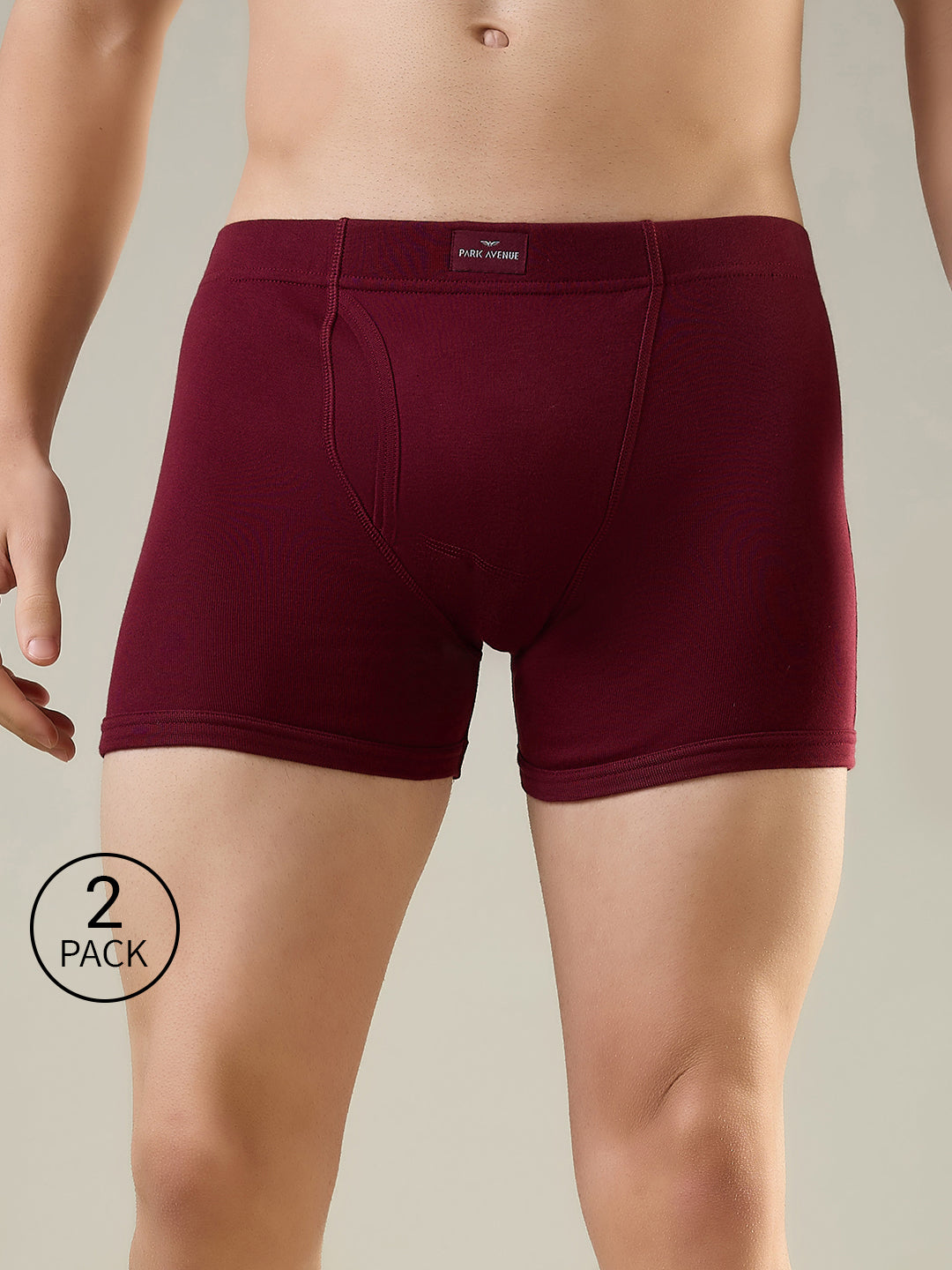 Park Avenue Men Maroon Cotton Trunk Pack Of 2 – MyRaymond