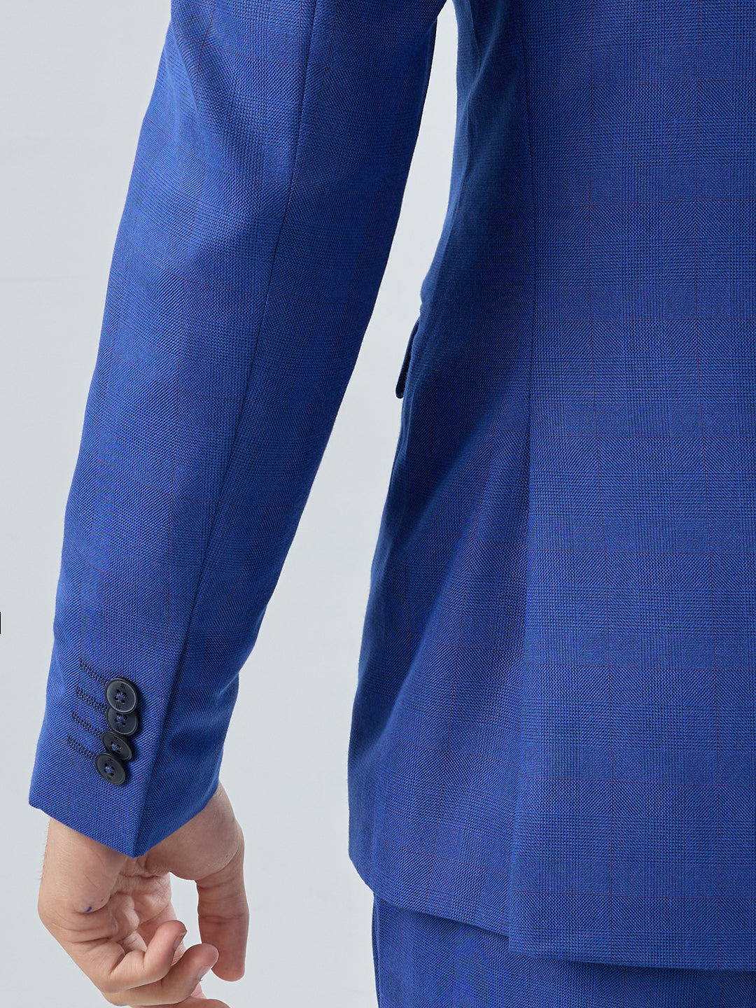 Raymond Men Blue Slim Fit Checks Formal Suit – MyRaymond