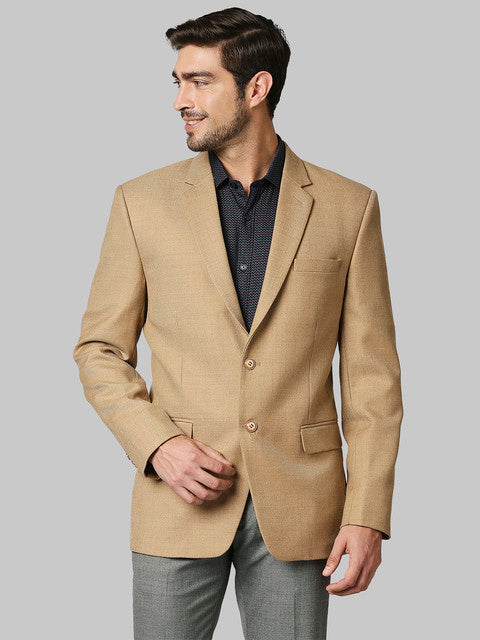 Raymond Men Fawn Contemporary Fit Solid Jacket – MyRaymond