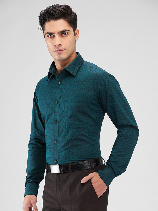 Raymond Green Structure Slim Fit Cotton Formal Shirt – MyRaymond
