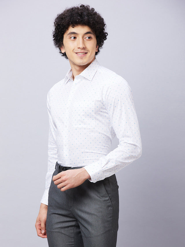 Raymond Men White Slim Fit Structure Formal Shirt – MyRaymond