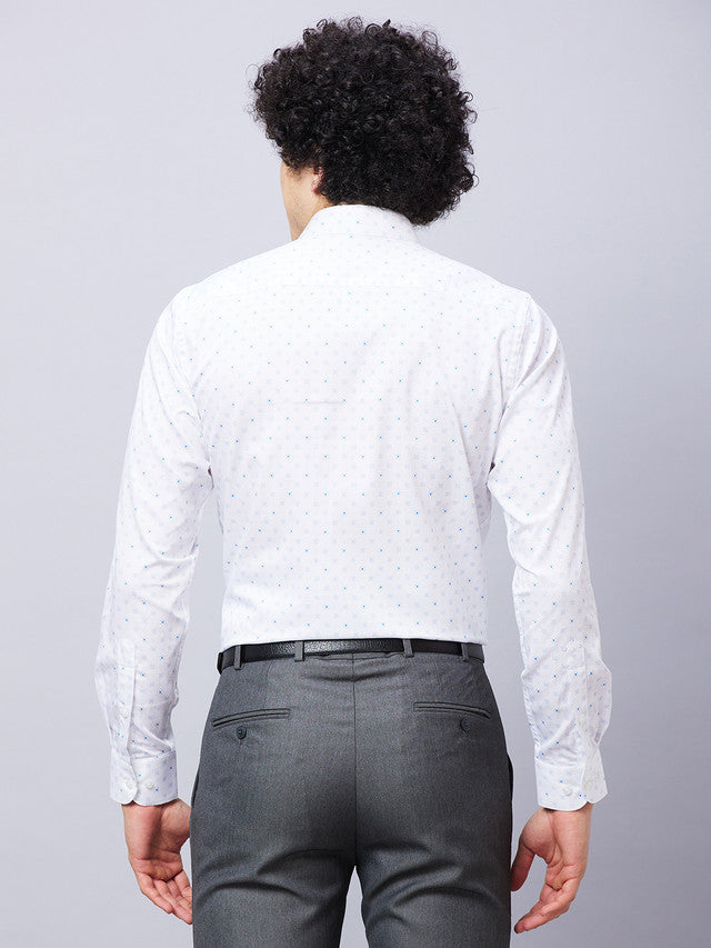 Raymond Men White Slim Fit Structure Formal Shirt – MyRaymond