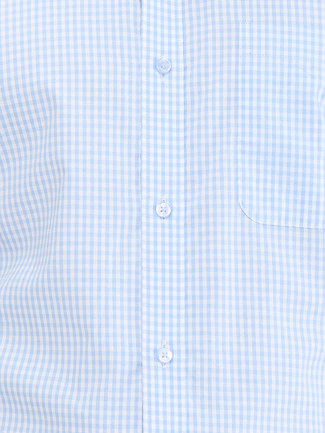 Raymond Blue Checks Slim Fit Full Sleeve Cotton Shirt – MyRaymond