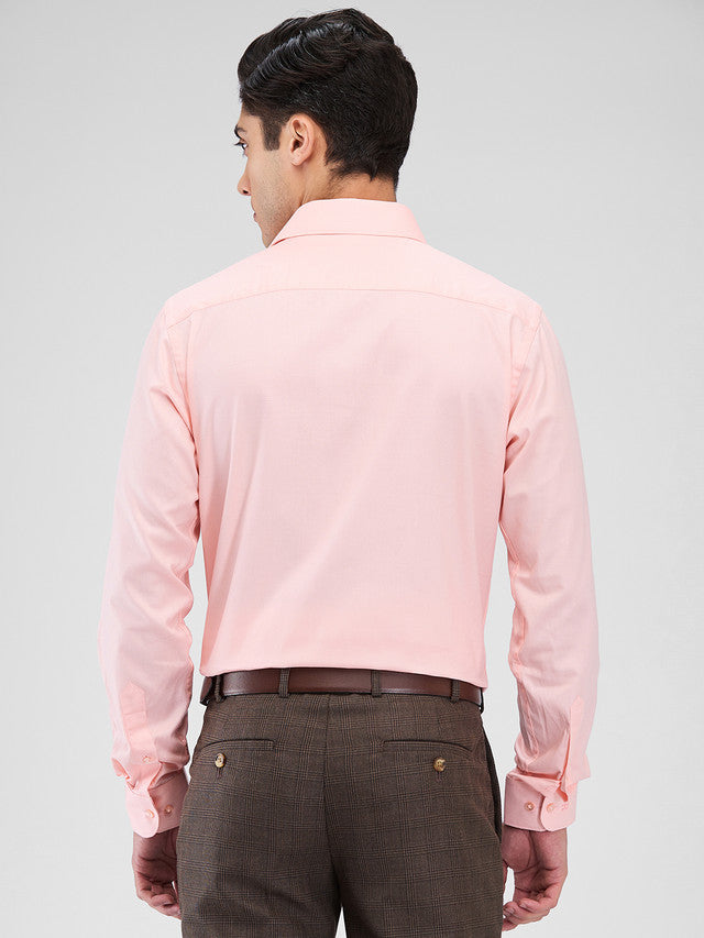 Raymond Men Orange Slim Fit Solid Formal Shirt – MyRaymond