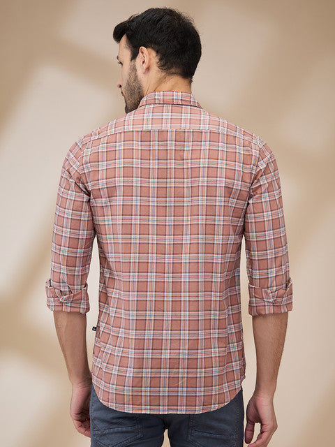 Parx Men Red Checks Slim Fit Cotton Shirt – MyRaymond
