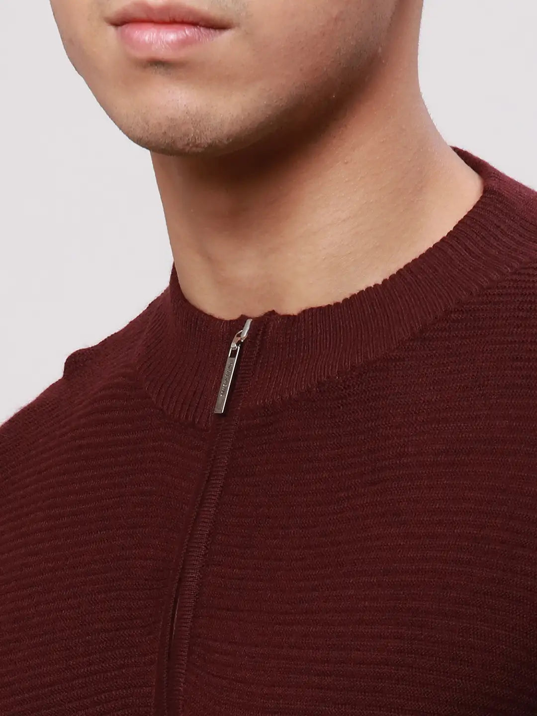 Park Avenue Men Red Regular Fit Solid Cotton Pullovers – MyRaymond
