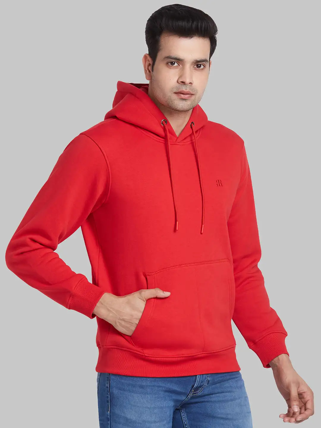 Raymond Men Red Regular Fit Solid Sweatshirt – MyRaymond
