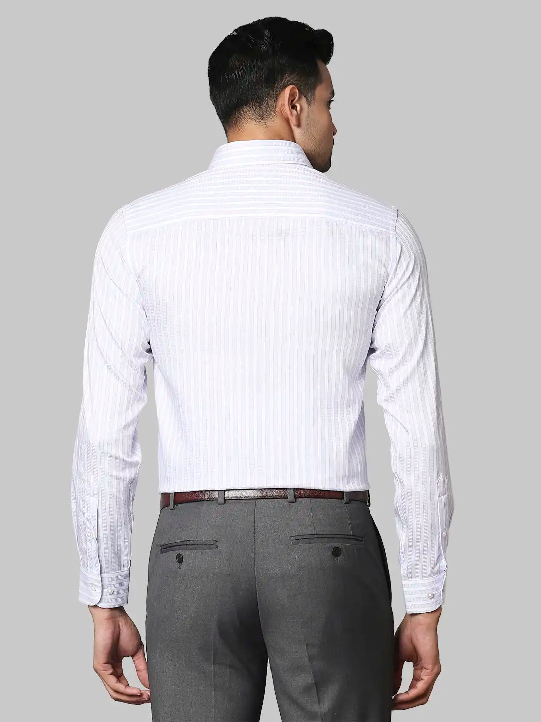 Raymond Men Violet Stripe Contemporary Fit Cotton Shirts – MyRaymond Raymond Men Violet Stripe Contemporary Fit Cotton Shirts – MyRaymond