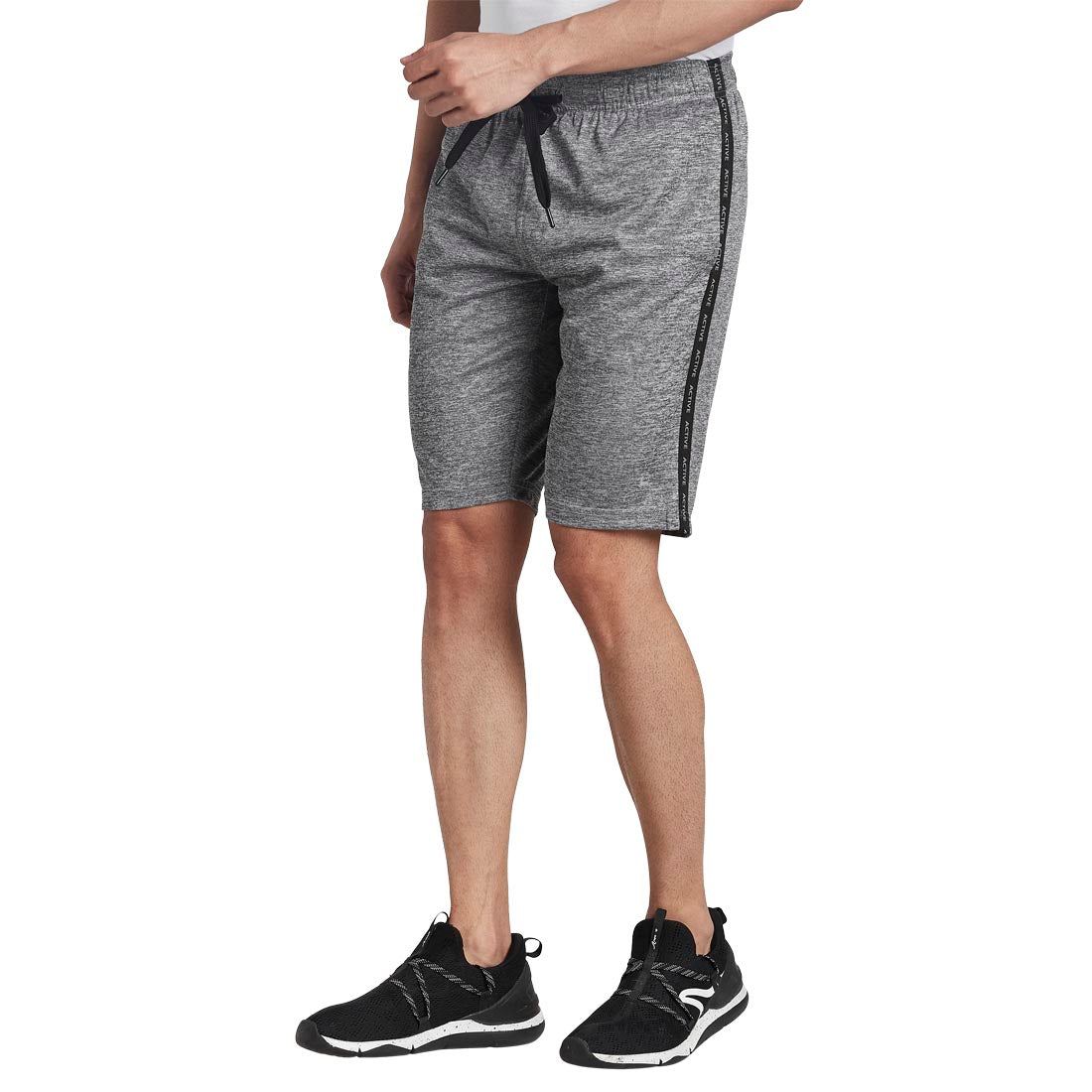 Men Grey Regular Fit Solid Polyester Shorts – MyRaymond