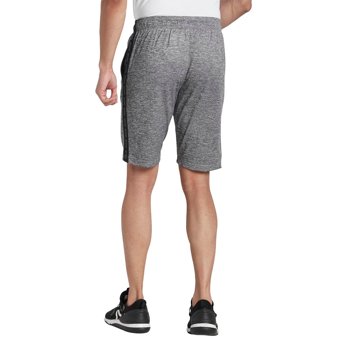 Men Grey Regular Fit Solid Polyester Shorts – MyRaymond